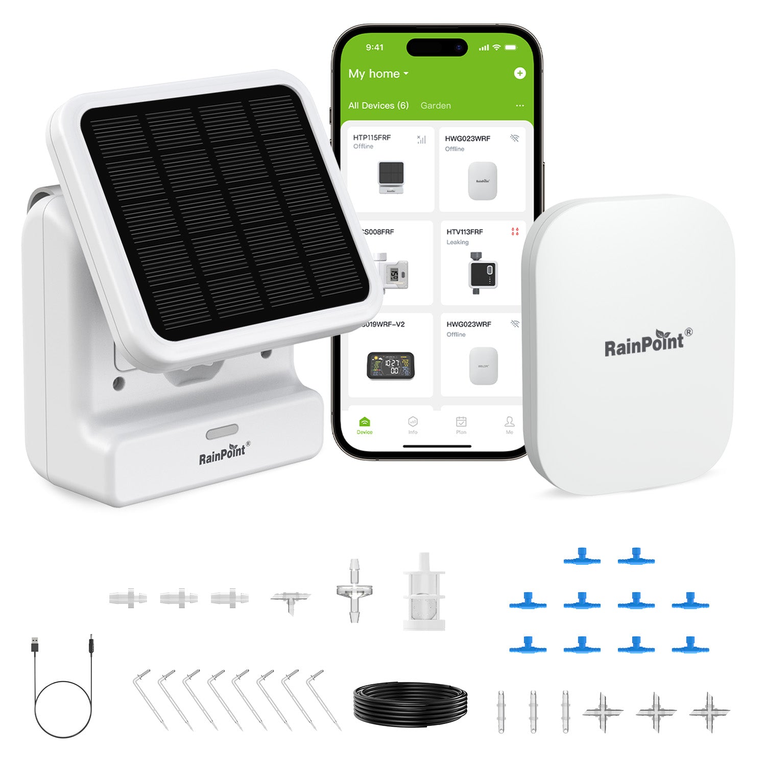 Rainpoint Solar Powered Irrigation Htp115 Set Rainpoint Irrigation
