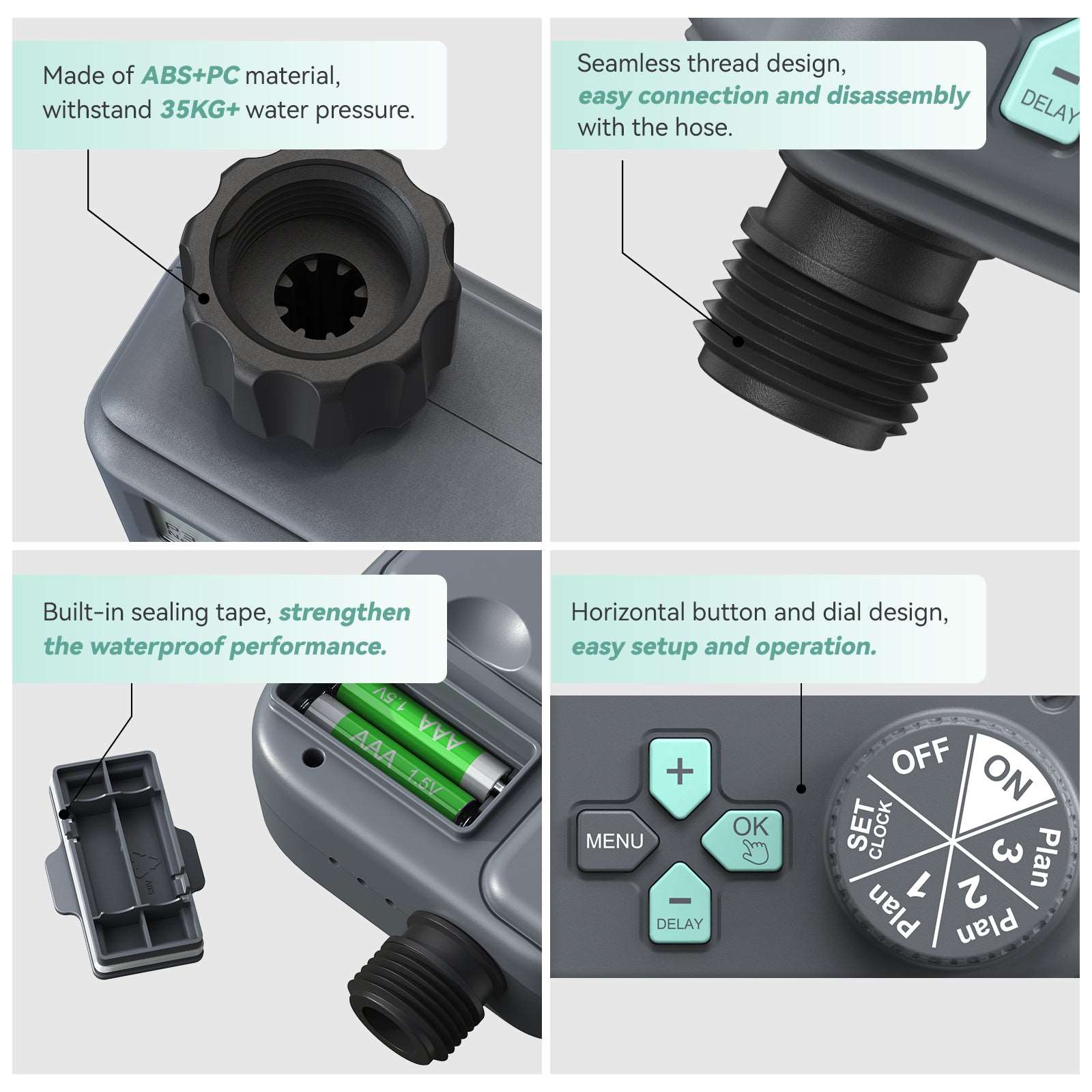 RainPoint Multi-Programming Digital Water Timer