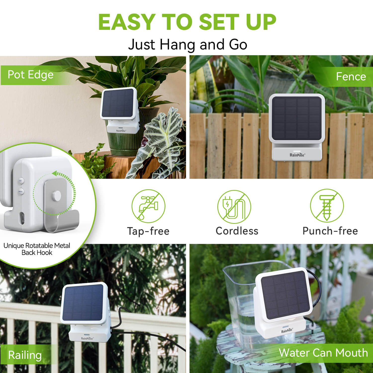 RainPoint solar-powered irrigation HTP115 set – RainPoint Irrigation