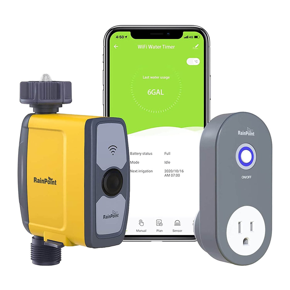 WiFi Water Timer Hose Timer - Smart Garden Hose – RainPoint Irrigation