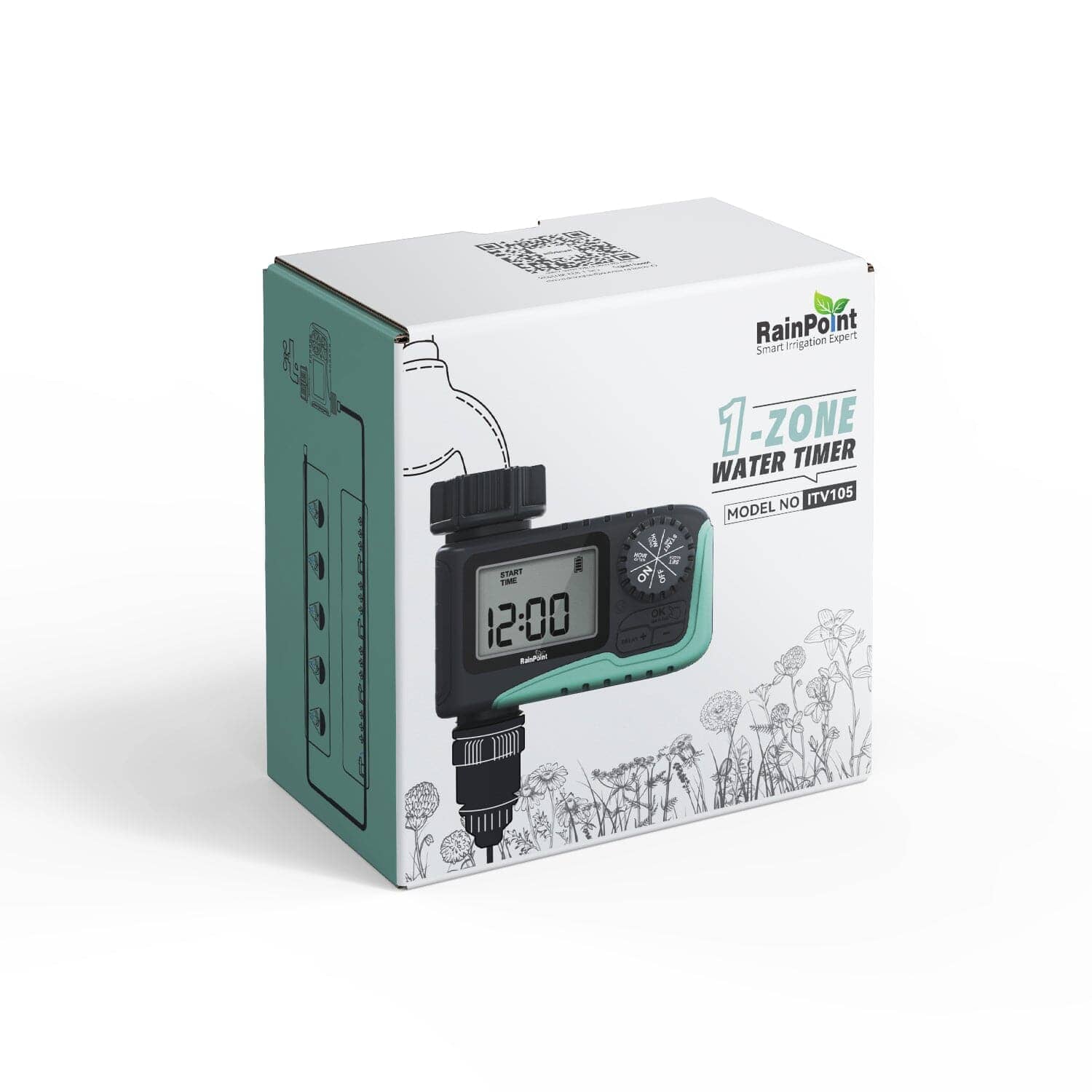 RainPoint ITV105 Mini Digital Sprinkler Timer – RainPoint Irrigation